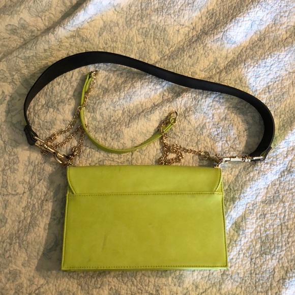 INC International Concepts | Bags | Inc Non Leather Neon Green Purse ...